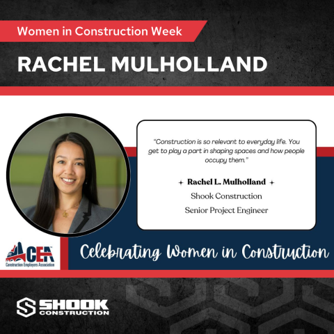 Women in Construction: Rachel Mulholland | Shook Construction